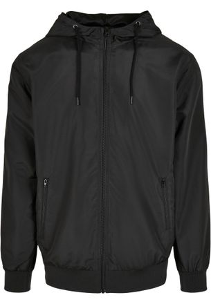 Build Your Brand Jacke Recycled Windrunner Black/Black M