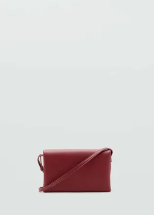 Mango Petit sac bandouli&egrave;re rouge - Femme - Taille unique - MANGO
