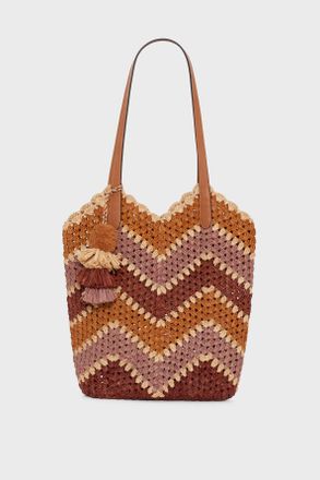Gerard Darel Sac en raphia et cuir - MARGOT - Multicolore