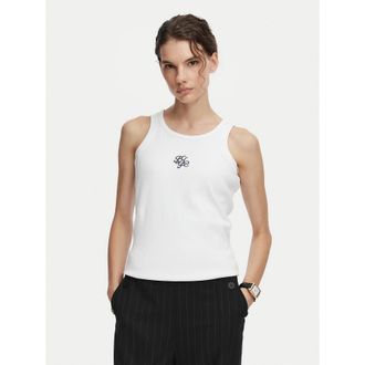 Beverly Hills Polo Club Top P-SS26W-TK550000 Wei&szlig; Regular Fit