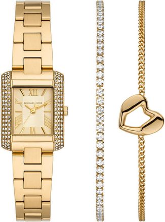 Michael Kors Uhr und Armband Set Michael Kors Emery Set MK7510SET Goldfarben