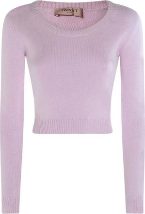 Twinset Femme, Pulls, Rose, Taille: 38 FR Twin-set Sweaters
