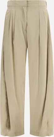 The Row Iven silk and nylon Pants Female 4