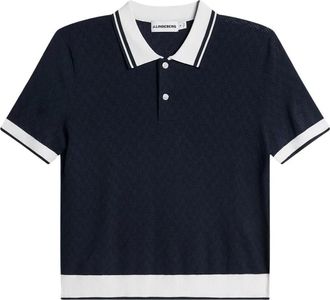 J.Lindeberg Homme, Tops, Bleu, Taille: S Polly Pointelle Polo