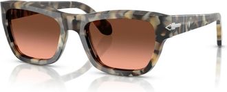 Persol Braune Tortoise-Sonnenbrille mit Pink Shaded - - Accessories - unisex - Braun - 53 MM