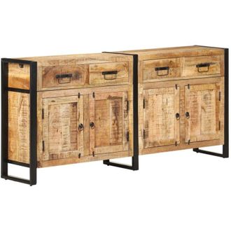 vidaXL Vidaxl - Buffet 172x35x80 cm Bois de manguier massif