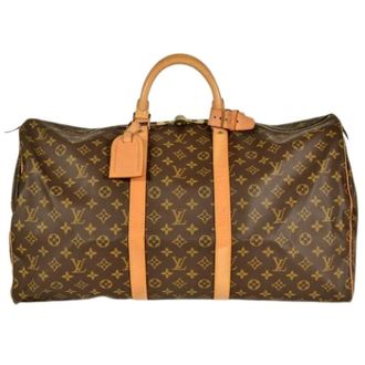 Louis Vuitton unisex, Pre-owned, Brun, Taille: ONE Size Sac Week-end en Toile Pre-owned