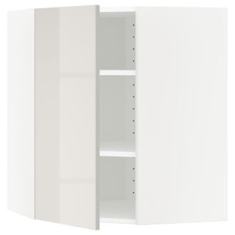 IKEA METOD Wandeckschrank mit Böden