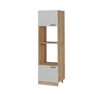 Vicco Armoire Micro-Ondes R-Line, Blanc Campagne, 60cm