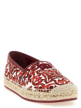 Dolce & Gabbana Mens Multicolor Cotton Espadrilles Shoe