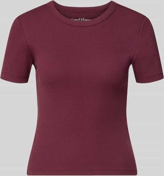 Only Regular Fit T-Shirt aus Baumwoll-Mix Modell VAL