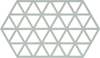 Zone Denmark Triangles Topfuntersetzer, Hitzebeständig bis 250 °C, Silikon Untersetzer, Dekorative Untersetzer für Töpfe und Pfannen, Spülmaschinenfest, 24 x 14 cm