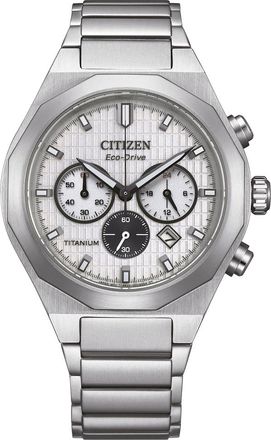 Citizen Zenshin Senkei Super Titanium Chronographen mit Eco-Drive Herrenuhr CA4690-51A