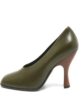 The Row escarpins en cuir 105 mm - Vert