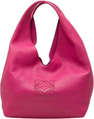 Loewe Sac bandouli&egrave;re Dunas Pre-owned - Femme - Pre-owned - Rose - Taille: ONE Size