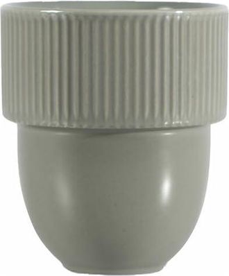 Sagaform Inka Tasse aus Steingut in der Farbe Grey Pantone 2332C, 9x8 cm, 27cl, 5018432