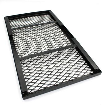 Milisten Klappbarer Pulverbeschichteter Rostfreier Eisengitter-campingtisch für Grill und Picknick Tragbar Leicht Wasserabflussfähig Einfach zu Montieren für O