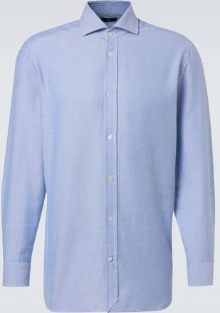 Dunhill Oxford-Hemd aus Baumwolle und Kaschmir