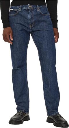 Guess Homme, Jeans, Bleu, Taille: W28 Jean Bleu Régulier avec Logo Patché