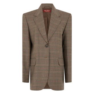 Max Mara Femme, Vestes, Multicolore, Taille: 40 FR Veste &agrave; carreaux
