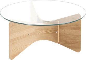 Umbra Table basse en bois et verre Madera