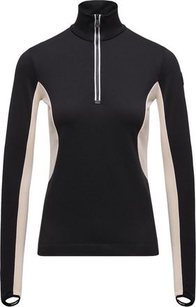 Moncler Moncler Polartec Half-zip Polo Neck, Women, Black, Size: Xs