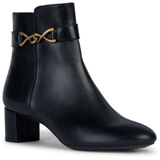 Geox D Pheby 50 Bottines à la Cheville, Noir, 41 EU