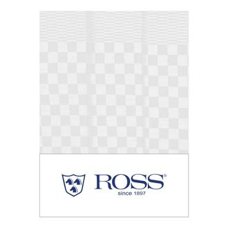 ROSS 3er Pack Baumwoll-Geschirrt&uuml;cher Gebild Weiss 45x65 cm
