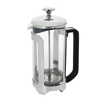 La Cafetière Roma Kaffeebereiter aus Edelstahl, 8 Tassen, silberfarben, in Geschenkverpackung, Silber