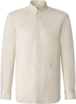 Shanghai Tang polo à motif brodé - Tons neutres