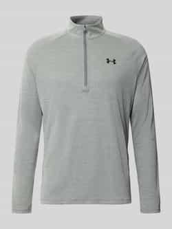 Under Armour Regular Fit Sport-Langarmshirt mit Logo-Print Modell Textured