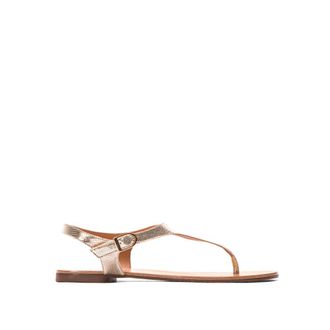 Kazar Goldene Sandalen aus gepr&auml;gtem Leder - - Shoes - Damen - Gelb - 36 EU
