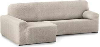 Eysa 3D super bielastische Sofa überwurf Chaise Longue Langer arm, Links frontalsicht, Farbe 0