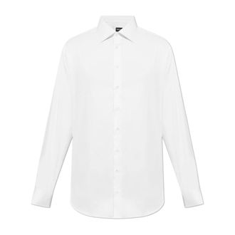 Giorgio Armani Klassisches Hemd - - Shirts - Herren - Wei&szlig; - L