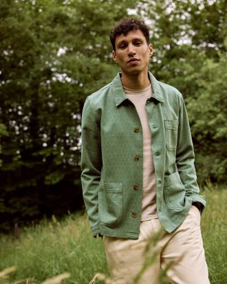 Faguo Veste en coton vert sapin