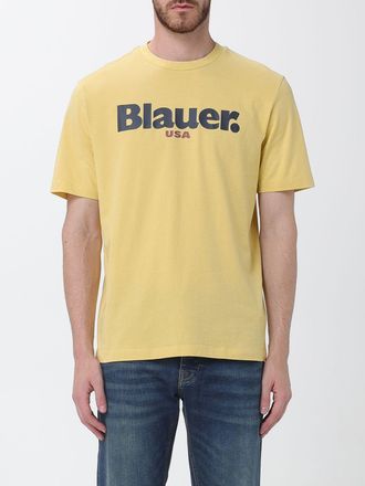 Blauer T-Shirt Herren Farbe Gelb
