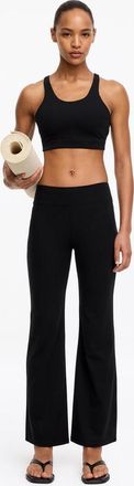 Arket Cropped-Leggings Mit Ausgestelltem Bein -Schwarz