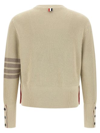 Thom Browne 4Bar Sweater - Beige