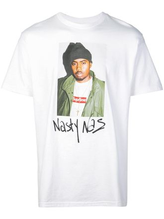 SUPREME t-shirt Nasty Nas - Blanc