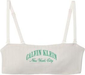 Calvin Klein Brassi&egrave;re brod&eacute;e &agrave; logo en coton