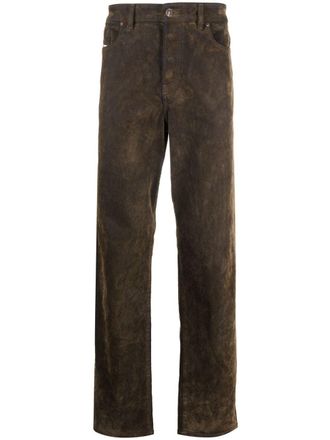 Diesel jean 1995 &agrave; coupe droite - Vert