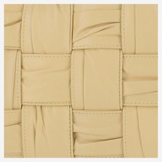 Bottega Veneta Womens Brick Cassette Bag Beige Lambskin Shoulder