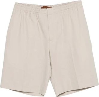 Ermenegildo Zegna Homme, Shorts, Beige, Taille: XL Shorts en lin