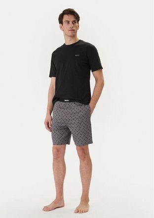 HUGO BOSS Pyjama 50557174 Schwarz Regular Fit