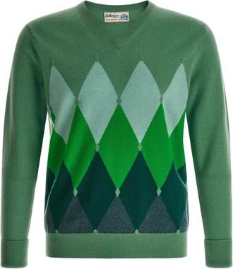 Ballantyne Herren, Strickwaren, Gr&uuml;n, XLGr&ouml;&szlig;e