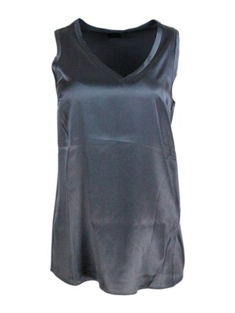 Brunello Cucinelli Top - Gris