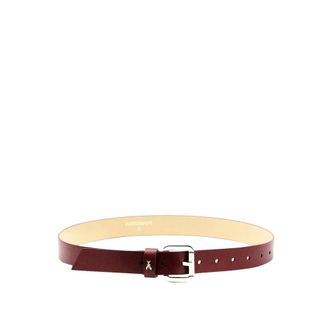 Patrizia Pepe Ceinture taille basse orn&eacute;e dune boucle &agrave; rouleau - Femme - Accessoires - Rouge - Taille: S