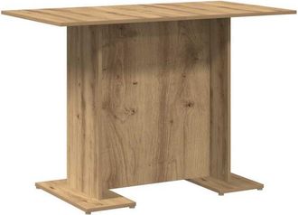 vidaXL Vidaxl - Table &agrave; manger ch&ecirc;ne artisanal 110 x 60 x 75 cm bois ing&eacute;nierie