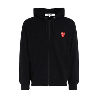 Comme Des Gar&ccedil;ons Homme, Sweatshirts et sweats &agrave; capuche, Noir, Taille: XL Sweat &agrave; Capuche &agrave; Logo Coeur