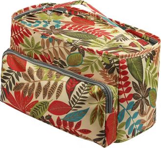 Generic Garn-Aufbewahrungstasche Mit Ahornbl&auml;ttern, Stricktasche, Orange, Quadratisch, for Garn, Wolle, H&auml;kelnadeln, Nadeln(Khaki Bag)